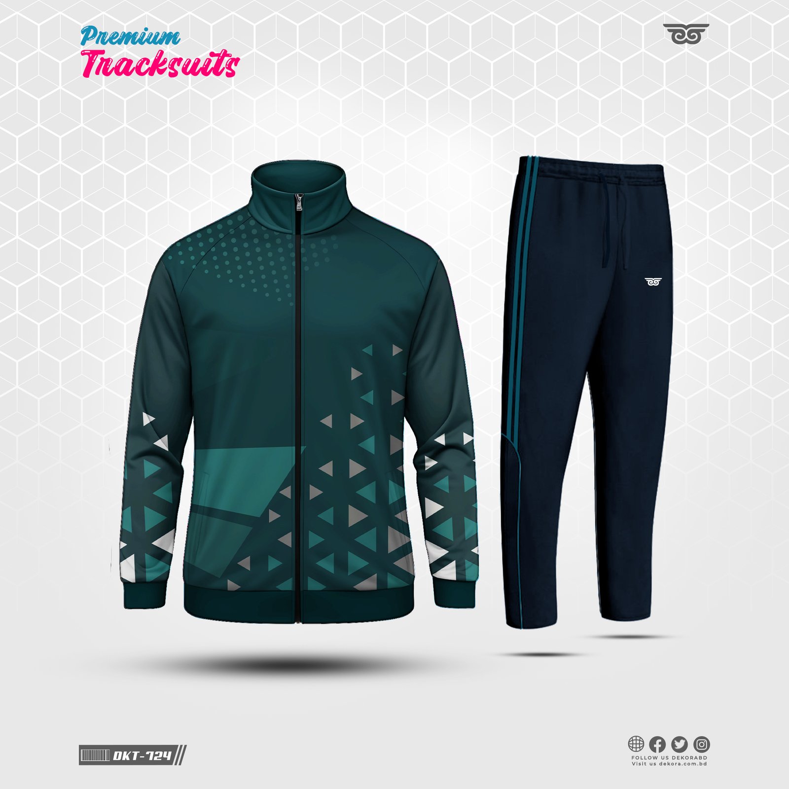 Mens Premium Sports Tracksuit Price in Bangladesh - Green
