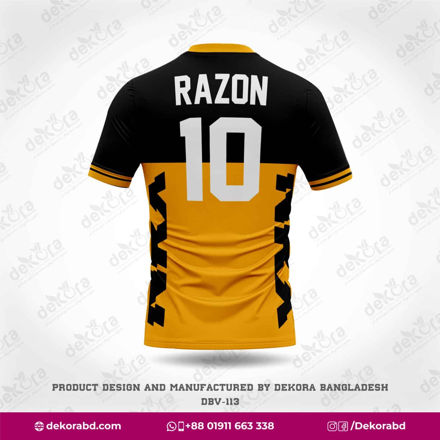 Customized Jersey Design By Dekora Bangladesh