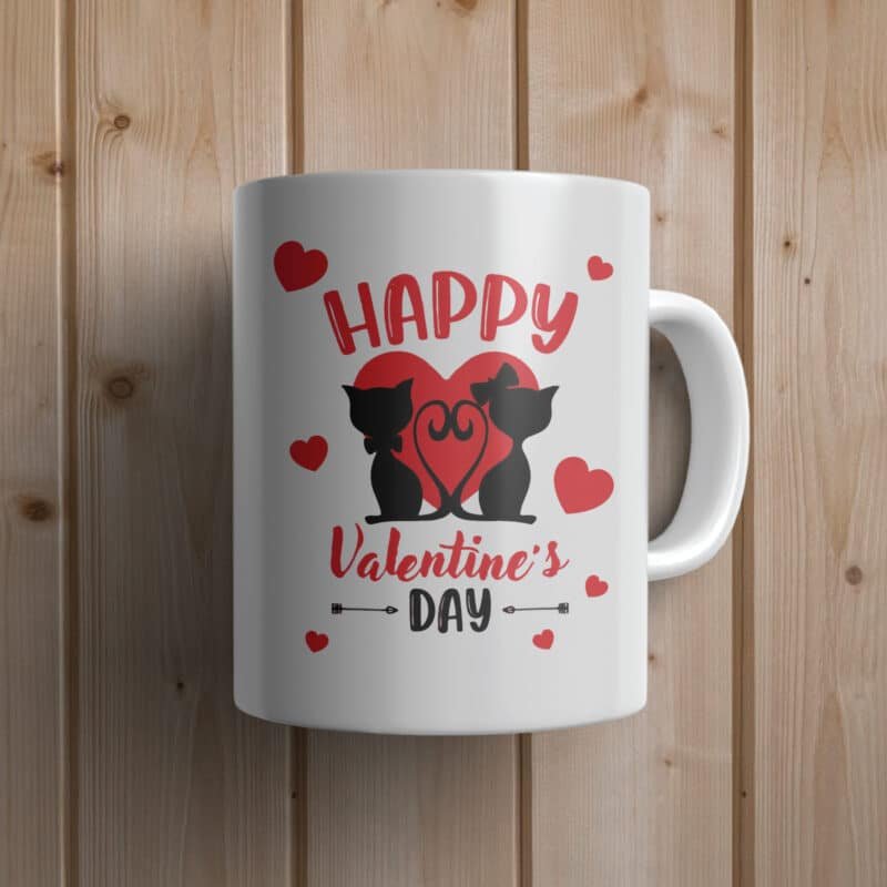 Valentine Perfect Match Romantic Couple Mug - Set Off 2