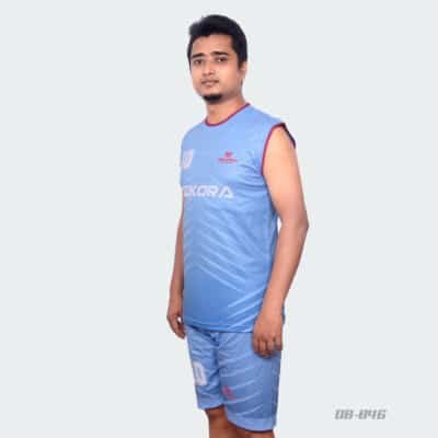 Premium Custom Made Basketball Uniforms In BD - Sky Blue