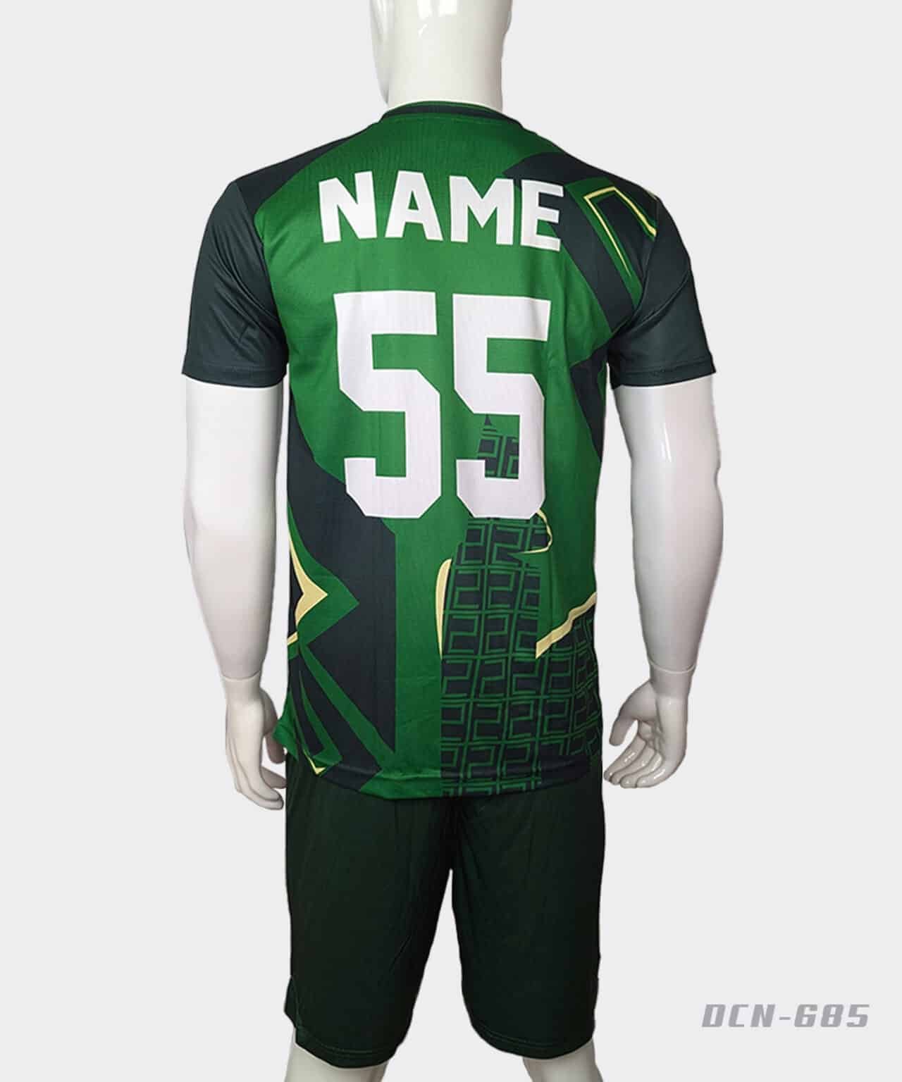 Customize Football Uniform With Team Logo - Bottle Green
