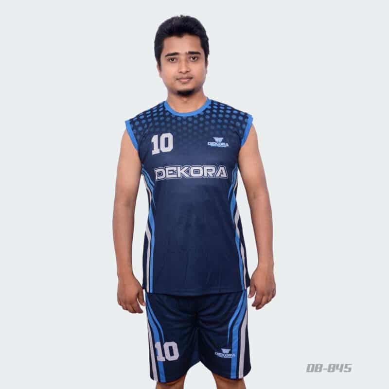 Mens Premium Basketball Jersey Design In BD - Navy Blue