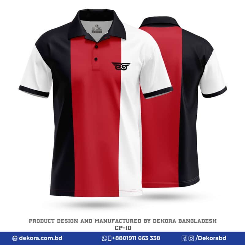 Customized Corporate Polo Shirt Logo Design-CP-10