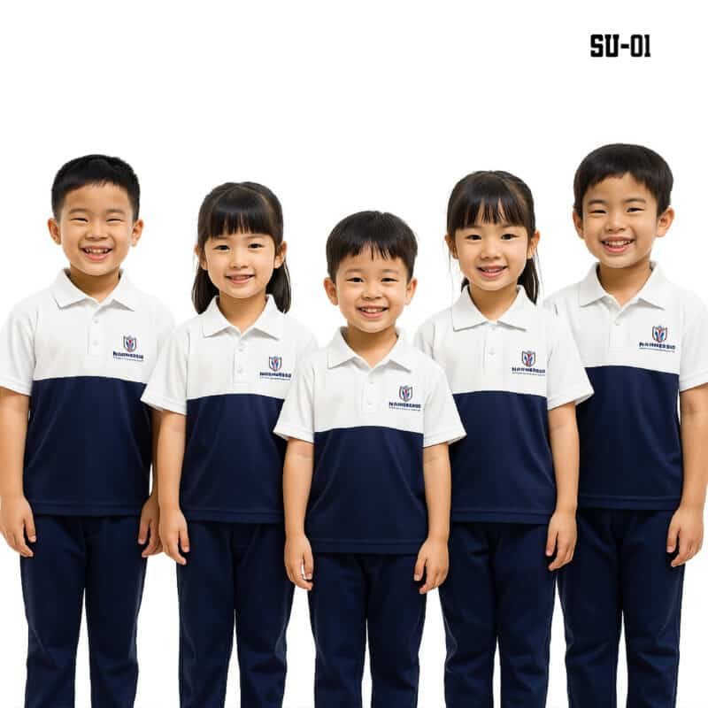 Customize Best Girls & Boy School Uniforms With Logo-SU-05